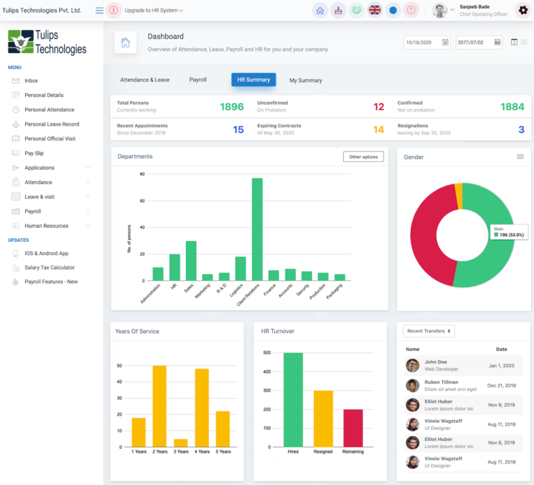 Attendance system, HR, Payroll and Leave : Eattendance.com